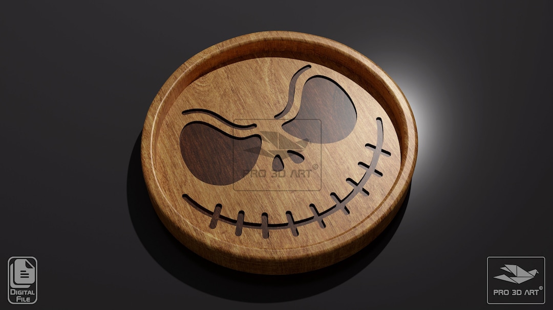 Pumpkin Tray V3 - CNC Files for Wood - Etsy