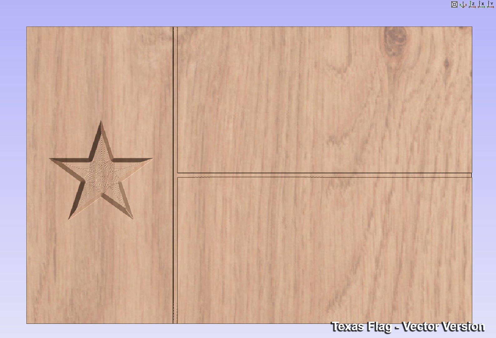 Texas Flag and Map Pack - CNC Files for Wood, 3D STL Models - Etsy