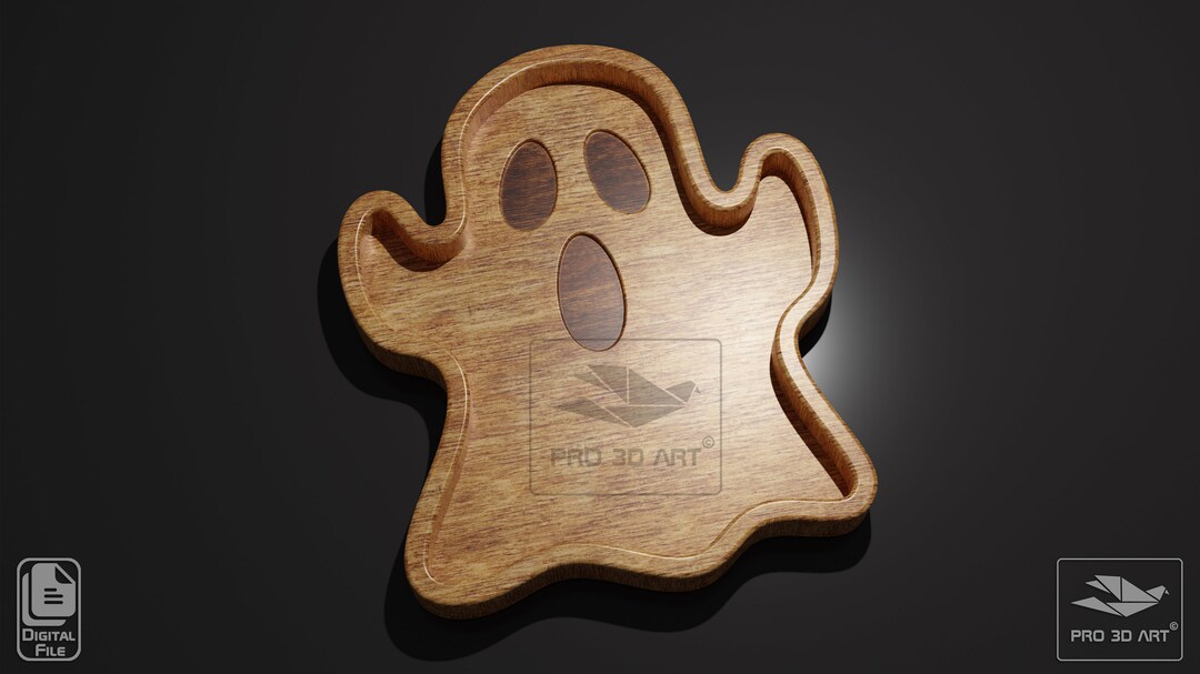 Ghost Tray - CNC Files for Wood - Etsy