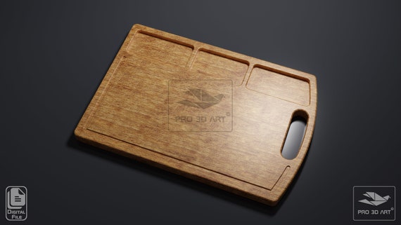 Cutting Board V2 CNC Files for Wood svg Dxf Eps Pdf Ai | Etsy