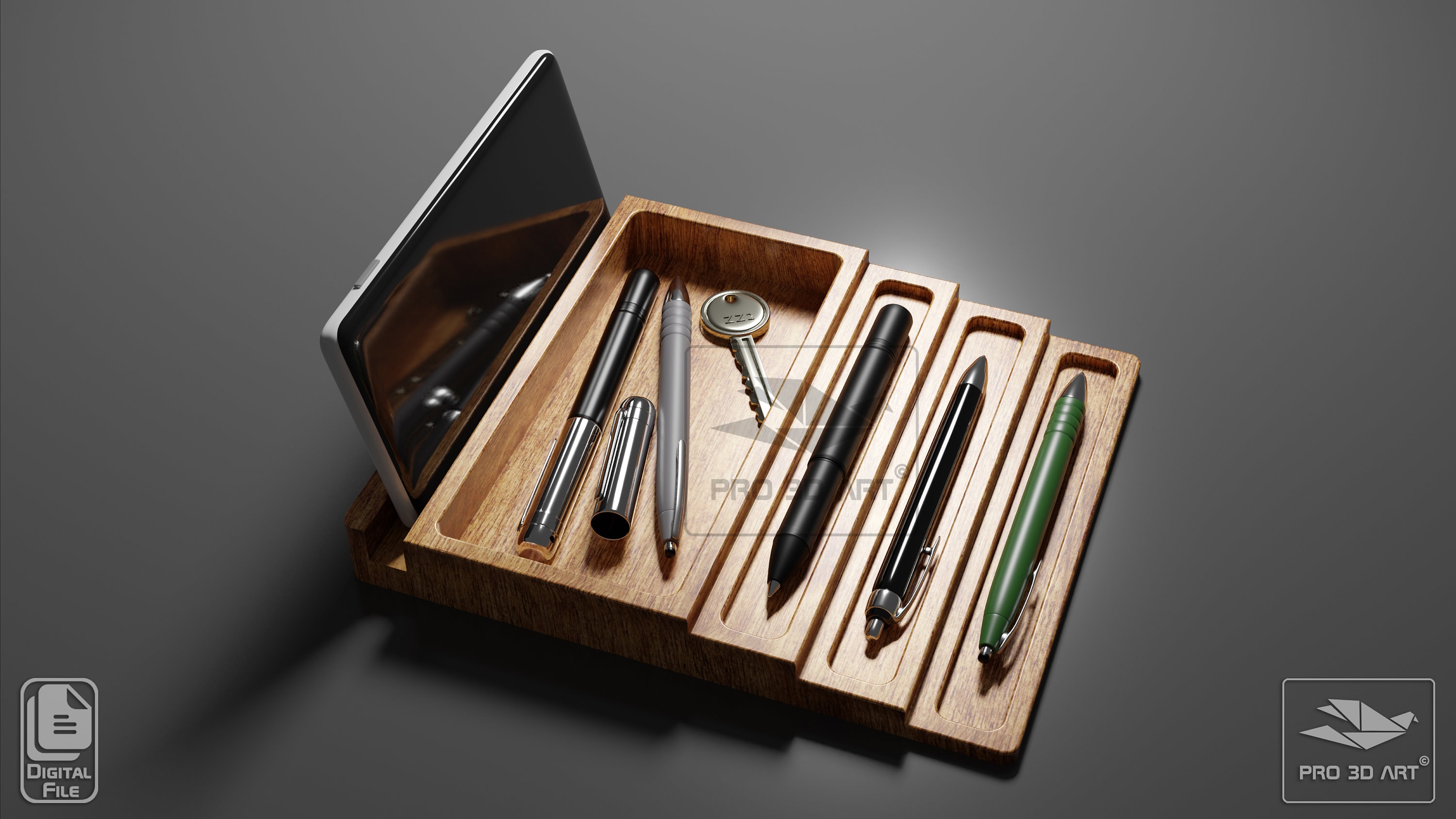 Holder / Organizer Pack CNC Files for Wood stl Svg Dxf - Etsy