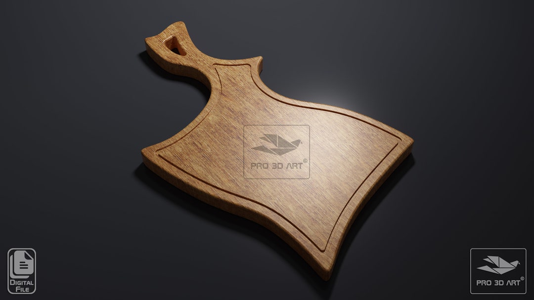 Hatchet Cutting Board 2 - CNC Files for Wood (svg, Dxf, Eps, Pdf, Ai ...