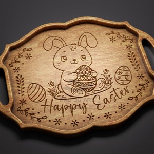 Easter Trays Pack - CNC Files for Wood (svg, Dxf, Eps, Ai, Pdf) - Etsy