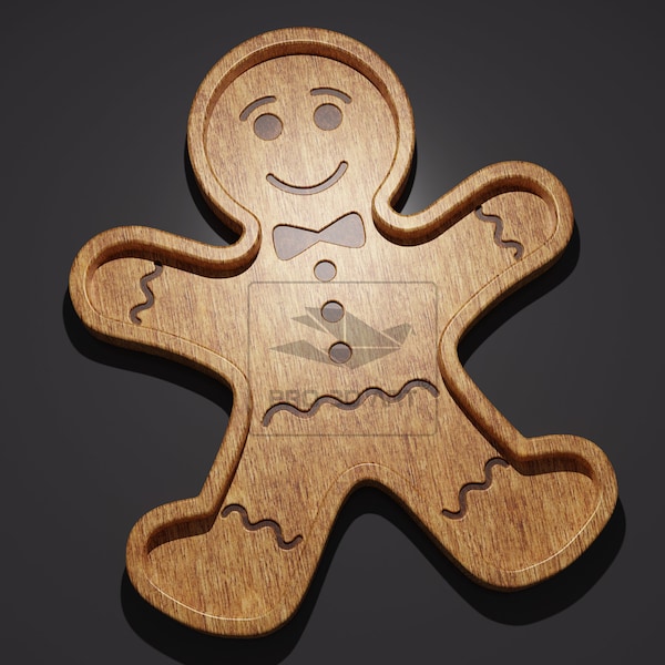 Wood Gingerbread Man - Etsy