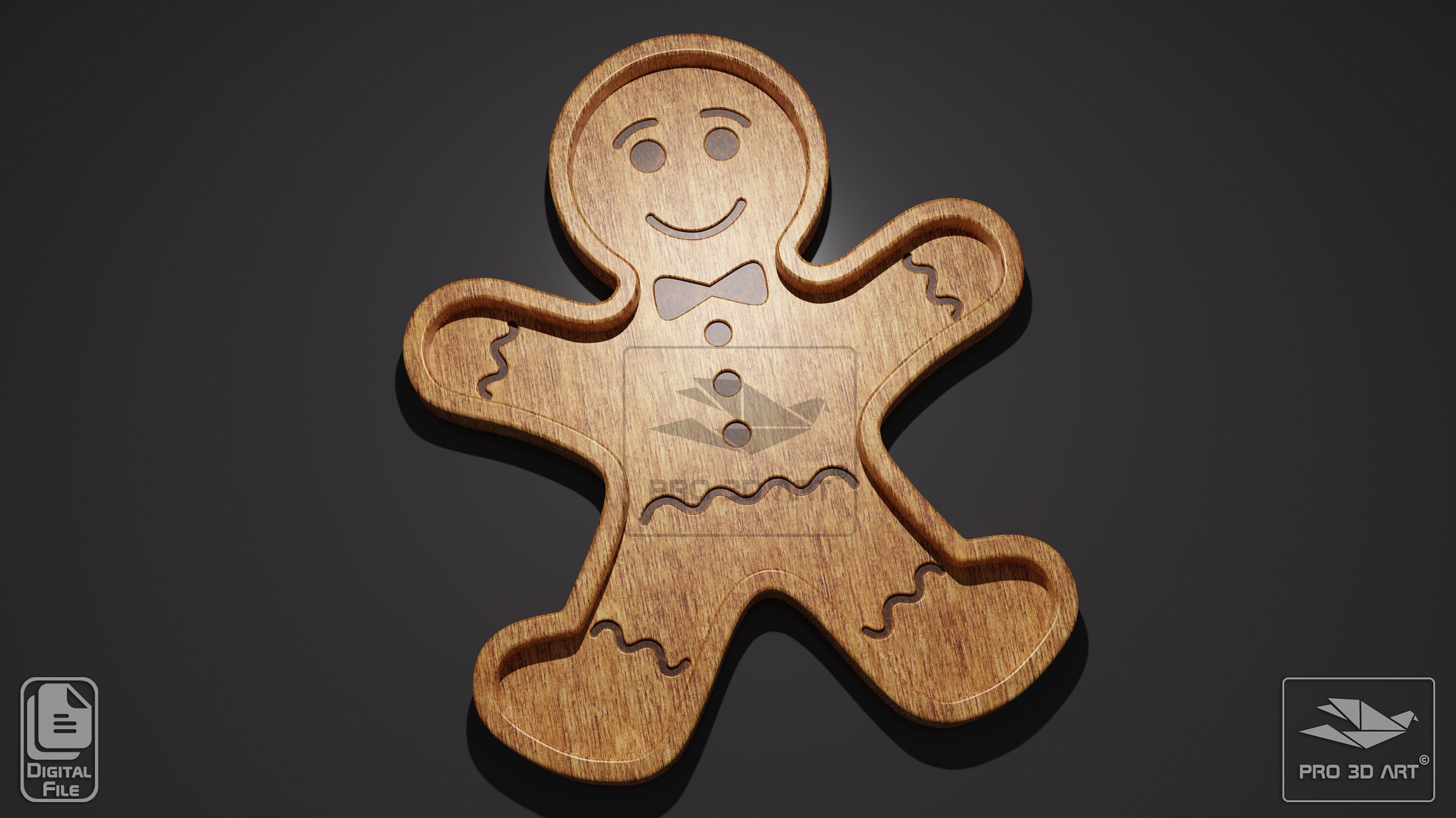 Christmas Trays Pack CNC Files for Wood svg Dxf Eps Ai - Etsy