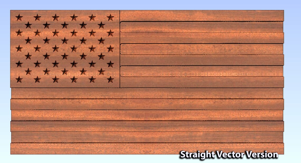 USA Flag and Map Pack CNC Files for Wood 3D STL Models | Etsy