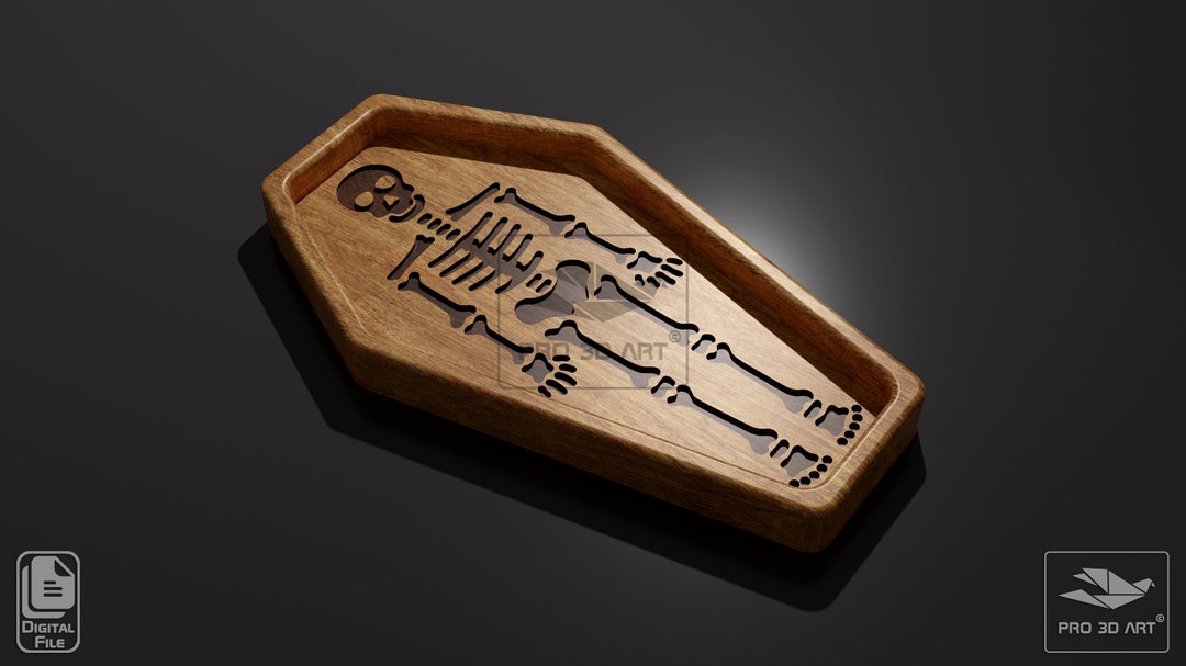 Halloween Coffin Tray - CNC Files for Wood - Etsy