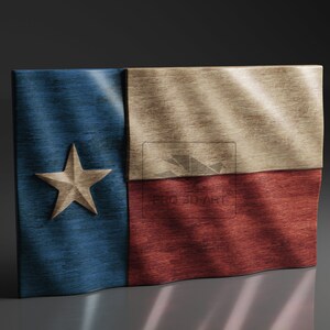 Texas Flag and Map Pack - CNC Files for Wood, 3D STL Models - Etsy