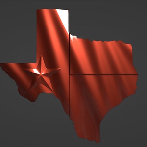 Texas Flag and Map Pack - CNC Files for Wood, 3D STL Models - Etsy