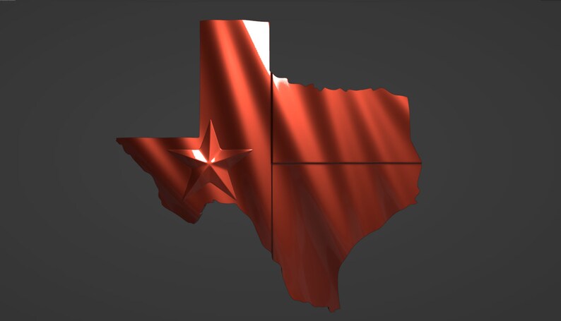 Texas Flag and Map Pack CNC Files for Wood 3D STL Models - Etsy