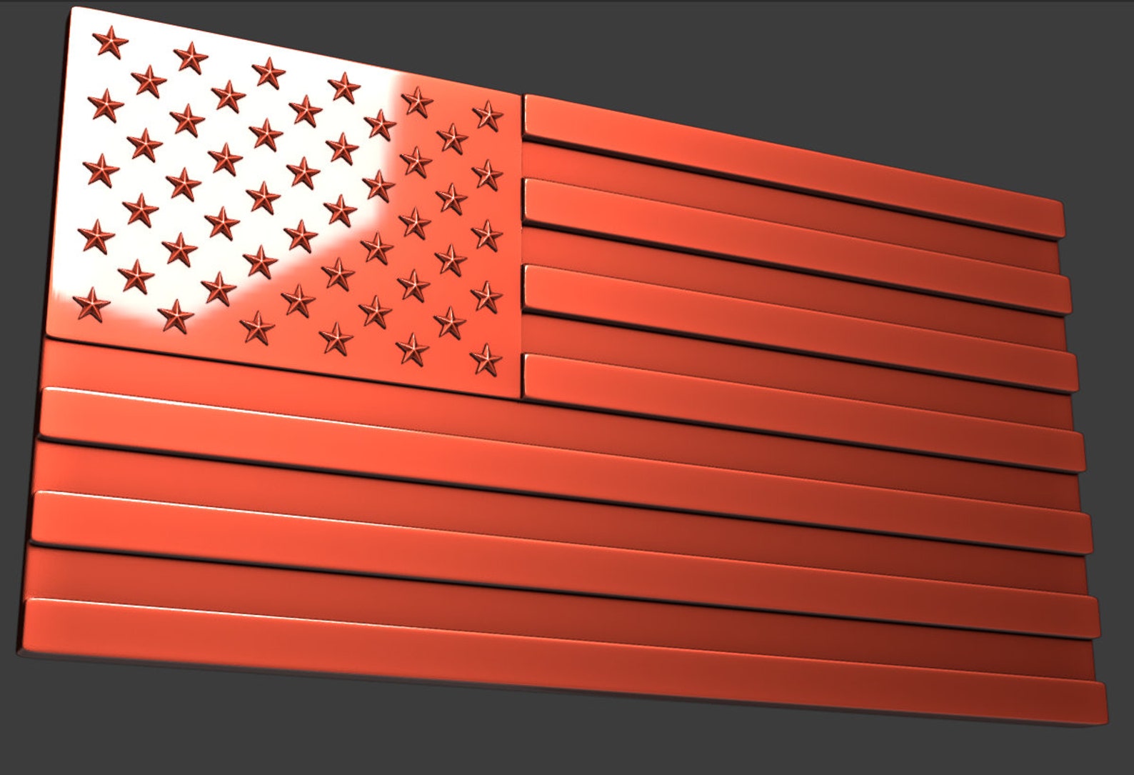 USA Flag - CNC Files for Wood, 3D STL Model - Etsy
