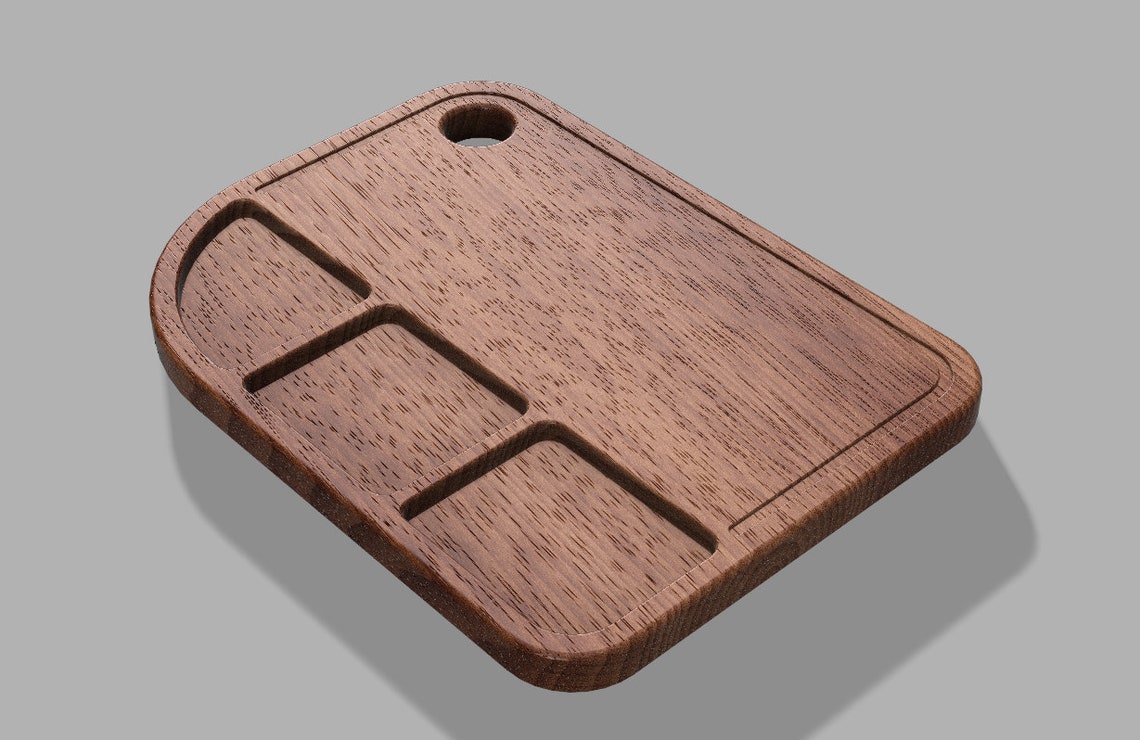 Cutting Board V1 CNC Files for Wood svg Dxf Eps Pdf Ai | Etsy