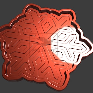 Snowflake Tray - CNC Files for Wood (svg, Dxf, Eps, Ai, Pdf, Stl) - Etsy