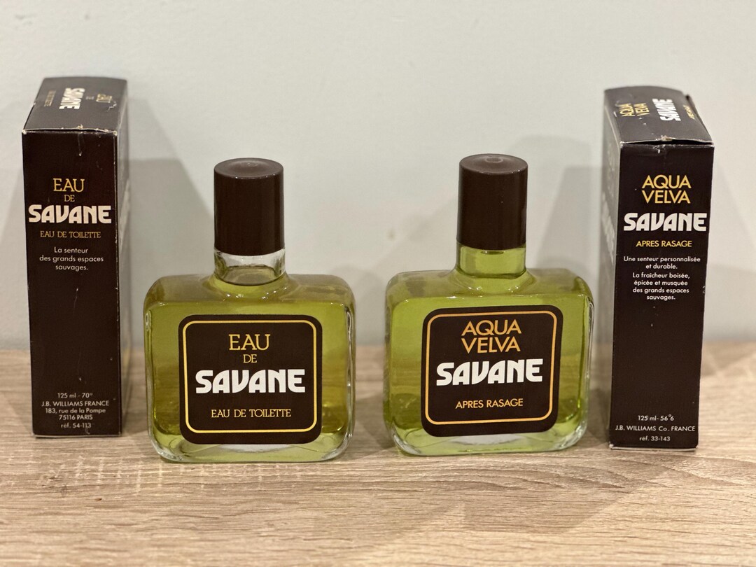 J. B. Williams Co. Savane Perfume Gift Set. Edt 125 Ml/après Rasage 125 ...
