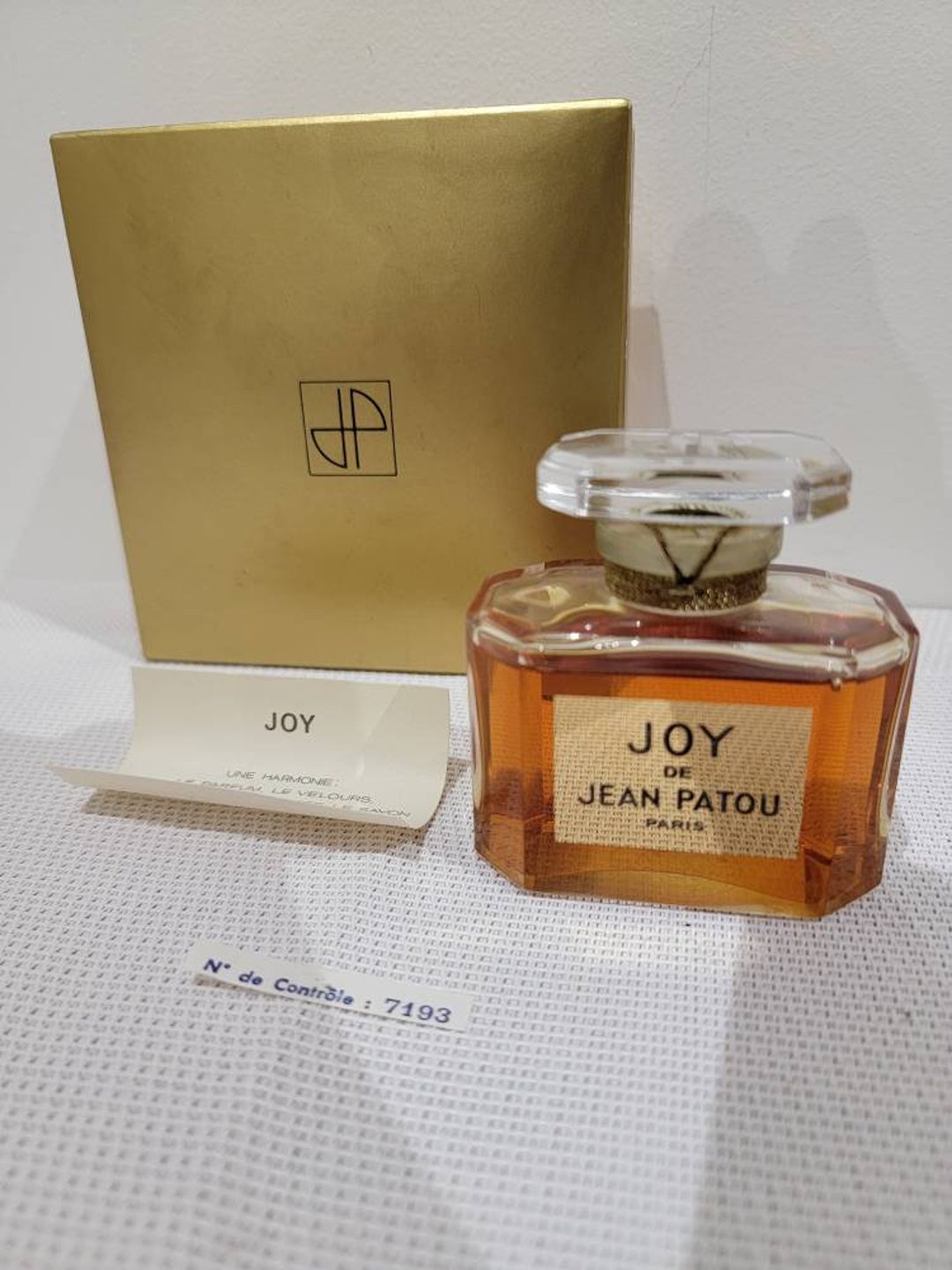 Joy Jean Patou Extrait 52 Ml. Extremely Rare, Vintage 1970. Sealed ...