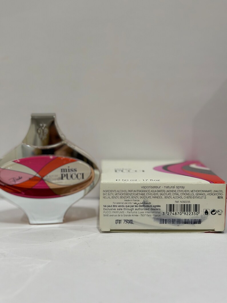 Emilio Pucci Miss Pucci Edp 50 Ml. Vintage First Edition. Sealed Bottle ...