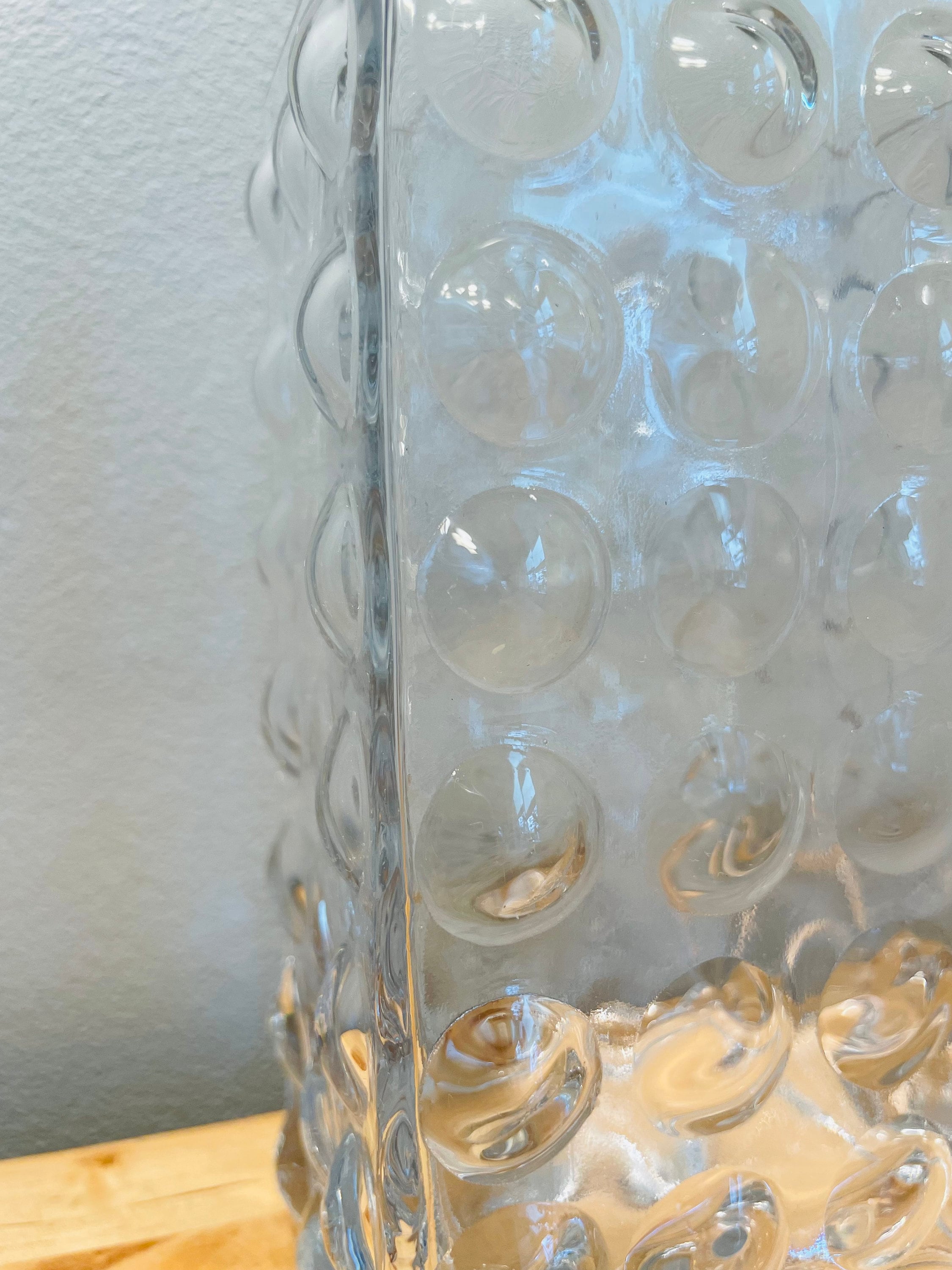 Vintage Bubble Glass Vase SALE - Etsy