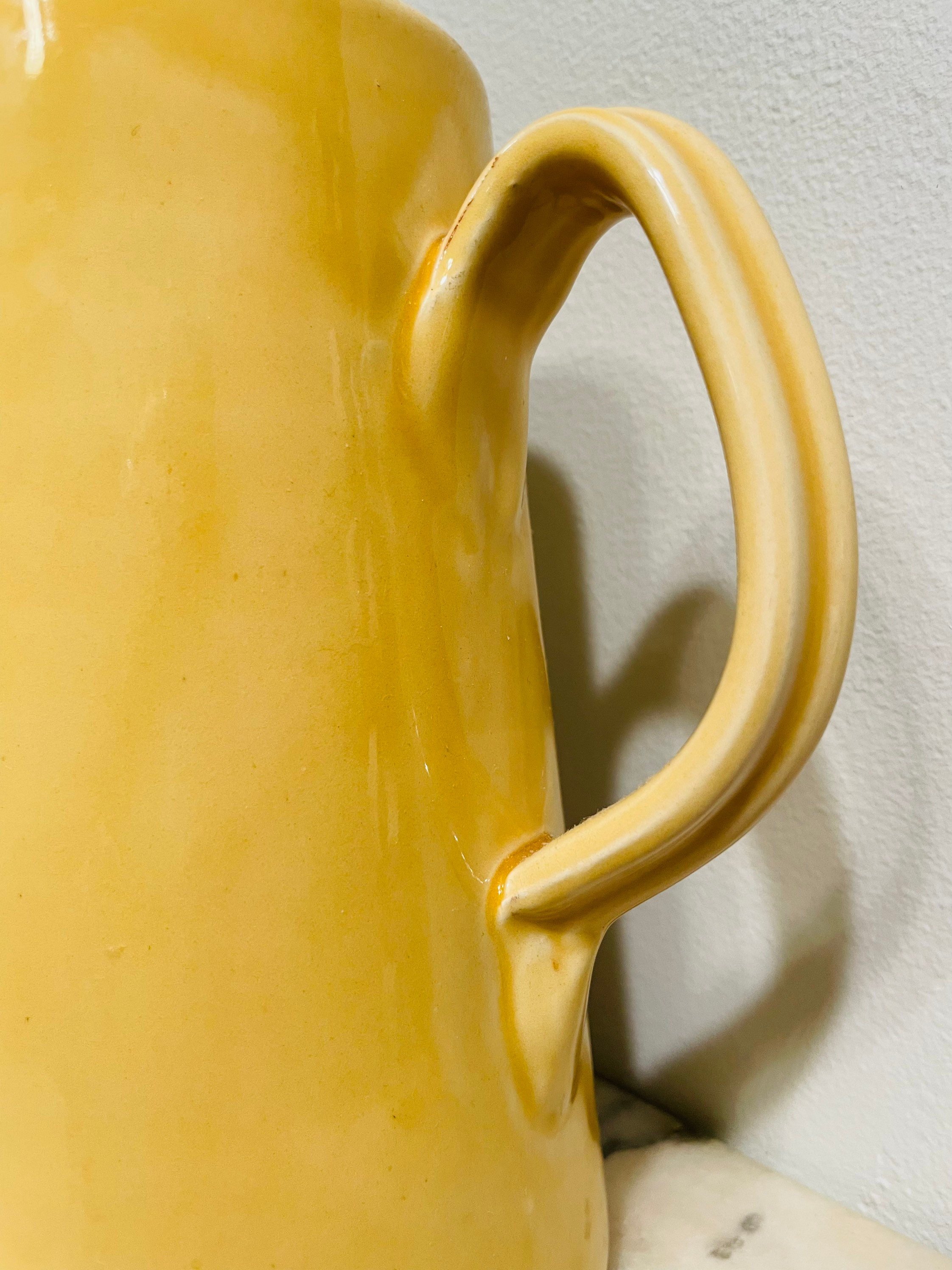 Nicolas Fasano Pitcher Italian Pottery Made in Italy Heavy Rustic ...