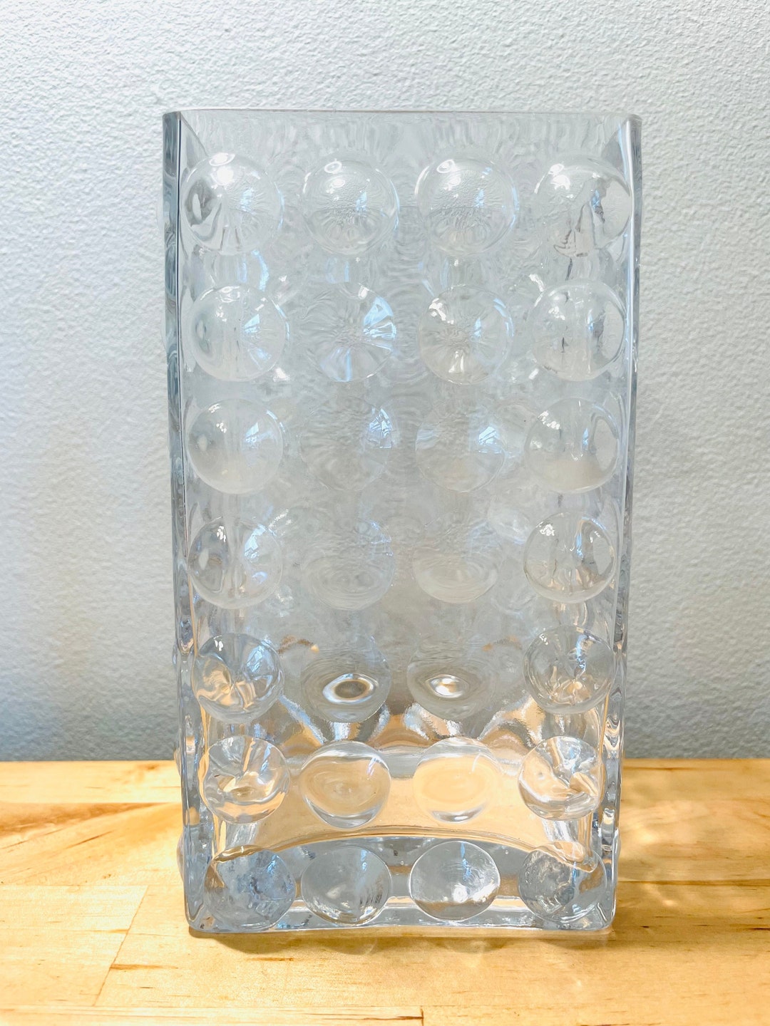 Vintage Bubble Glass Vase ***SALE*** - Etsy