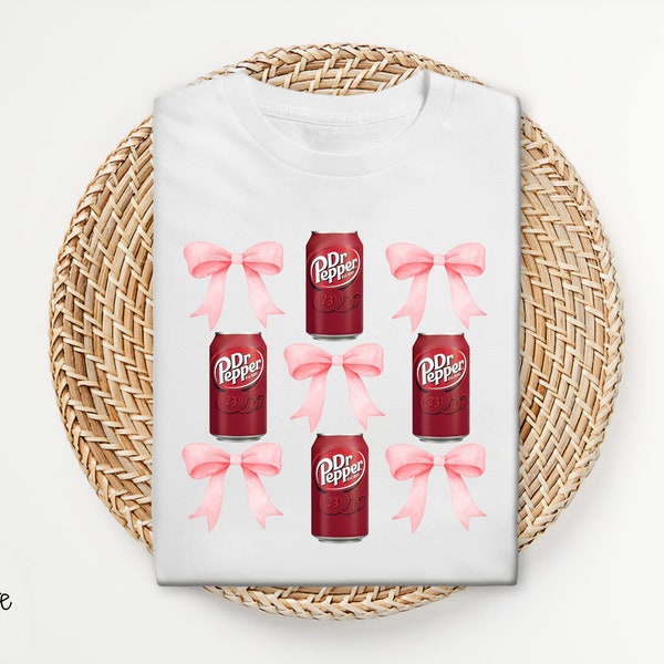 Dr. Pepper Bow T Shirt - Etsy