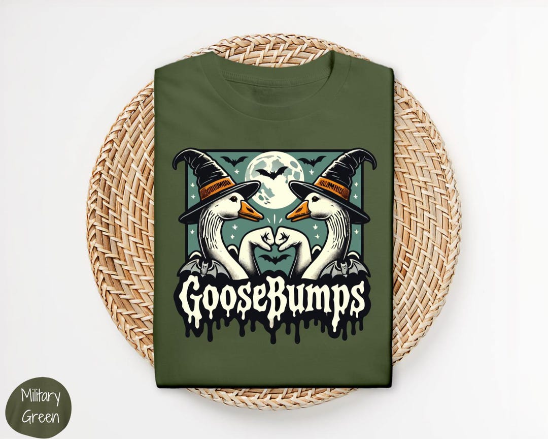 Goosebumps T-shirt, Witch Goose Bumps Shirt, Cute Halloween Tee ...
