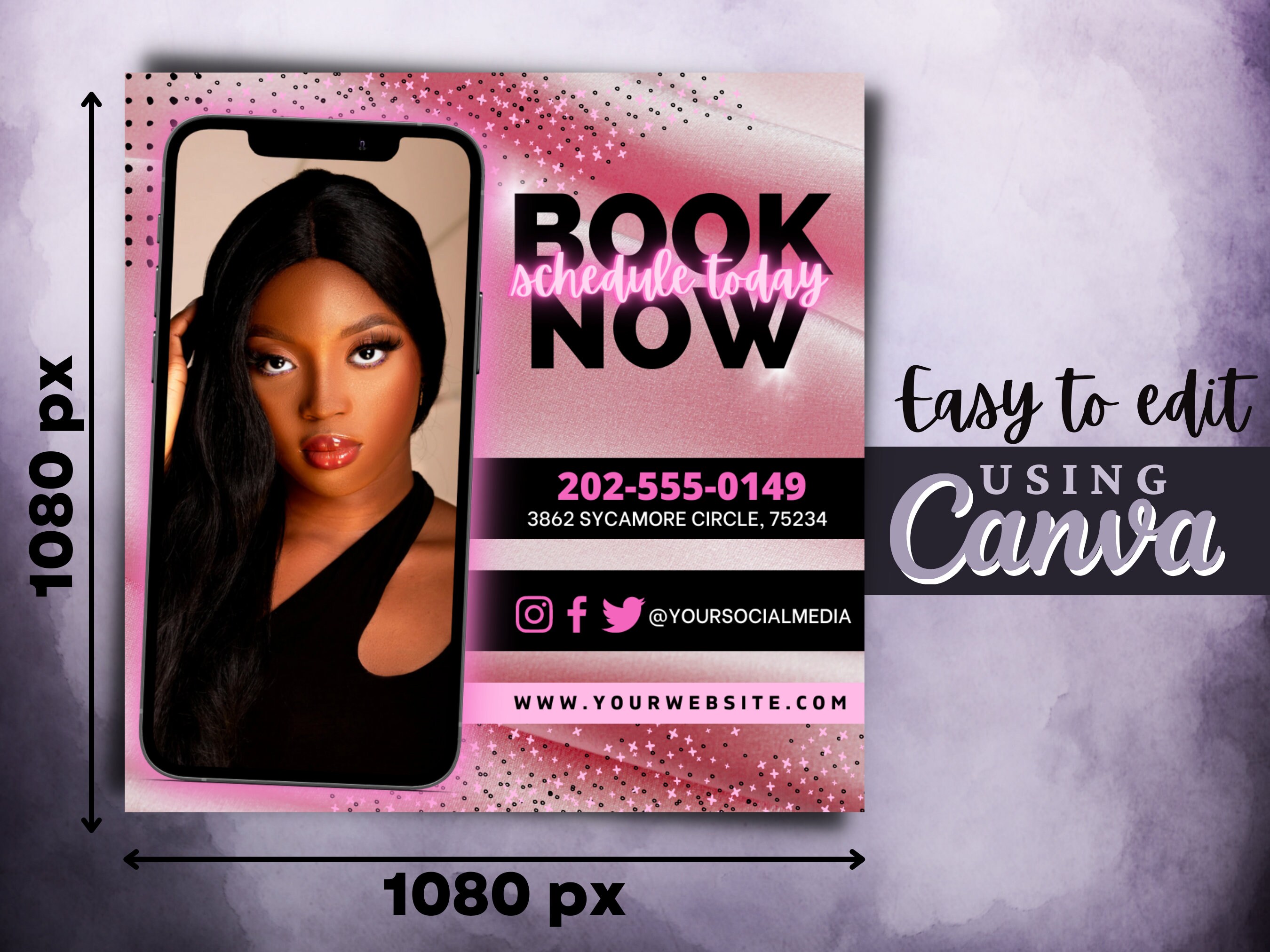 Editable Book Now Flyer Appointments Available Template - Etsy