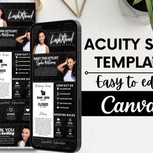 Acuity Scheduling Template, Acuity Booking Site, DIY Acuity Design ...