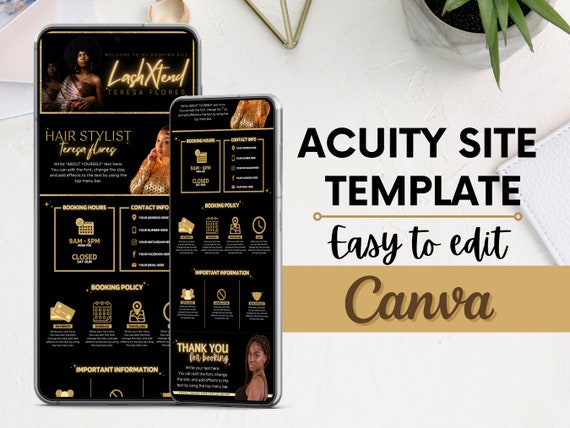 Acuity Scheduling Template Acuity Booking Site DIY Acuity - Etsy