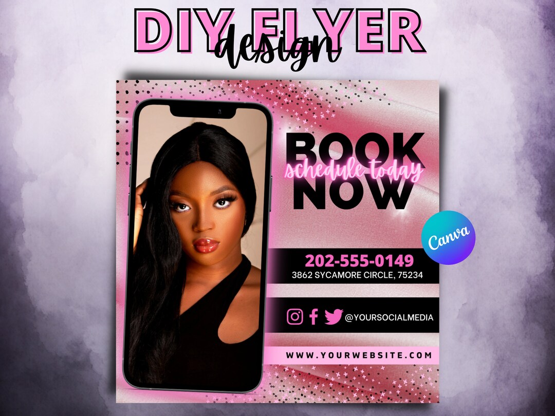 Editable Book Now Flyer Appointments Available Template - Etsy