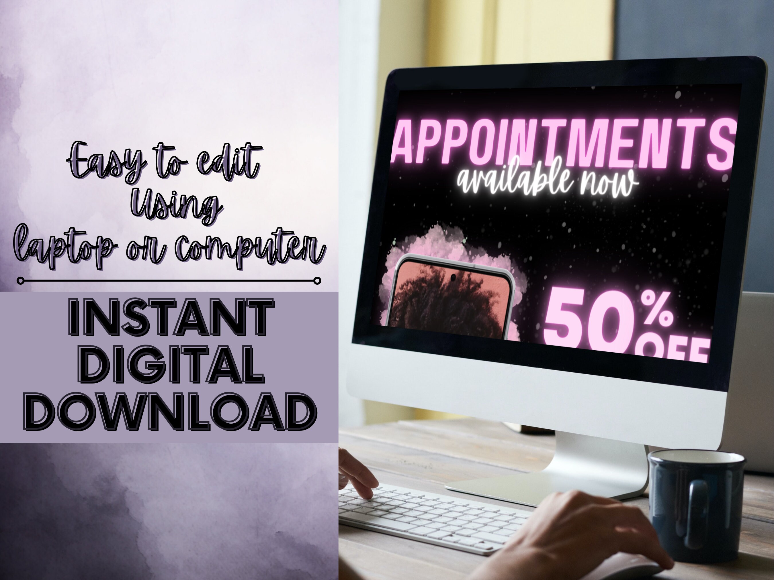 Editable Book Now Flyer DIY Appointments Available Booking - Etsy