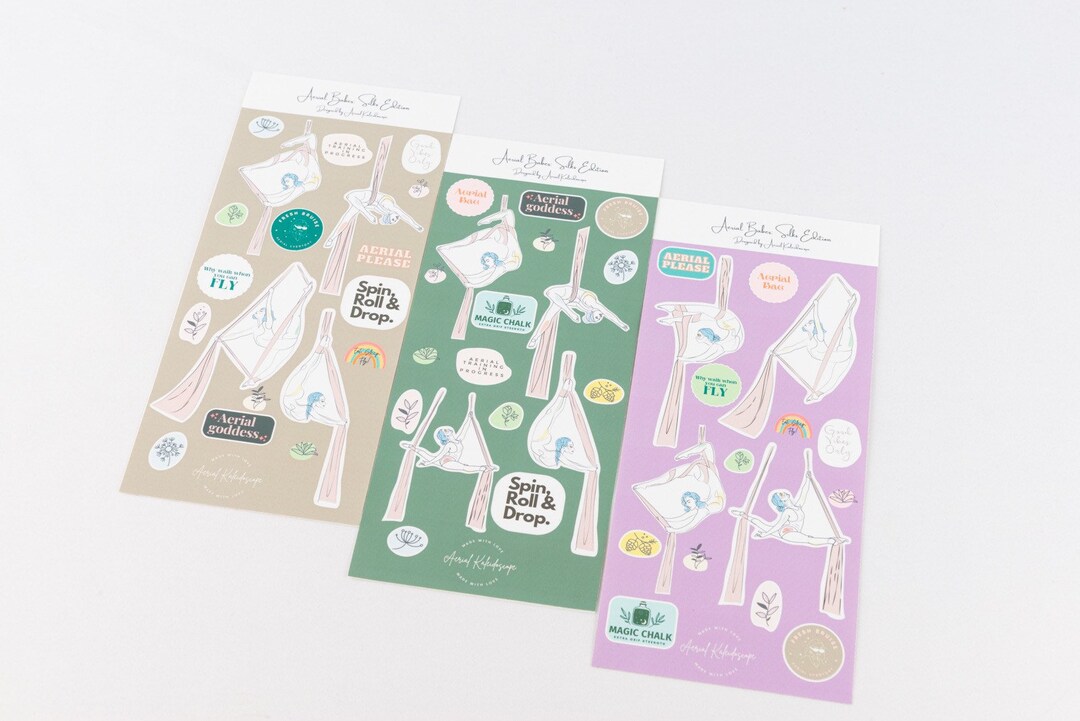 Aerial Silks Stickers - Etsy