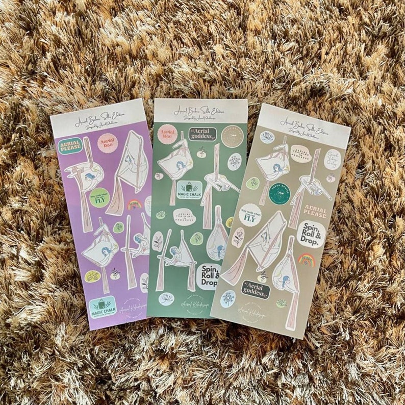 Aerial Silks Stickers - Etsy