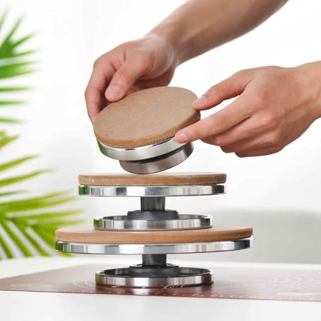 11/15/20/25/30cm Double Sided Turntable | Rotating Aluminum Wheel for ...