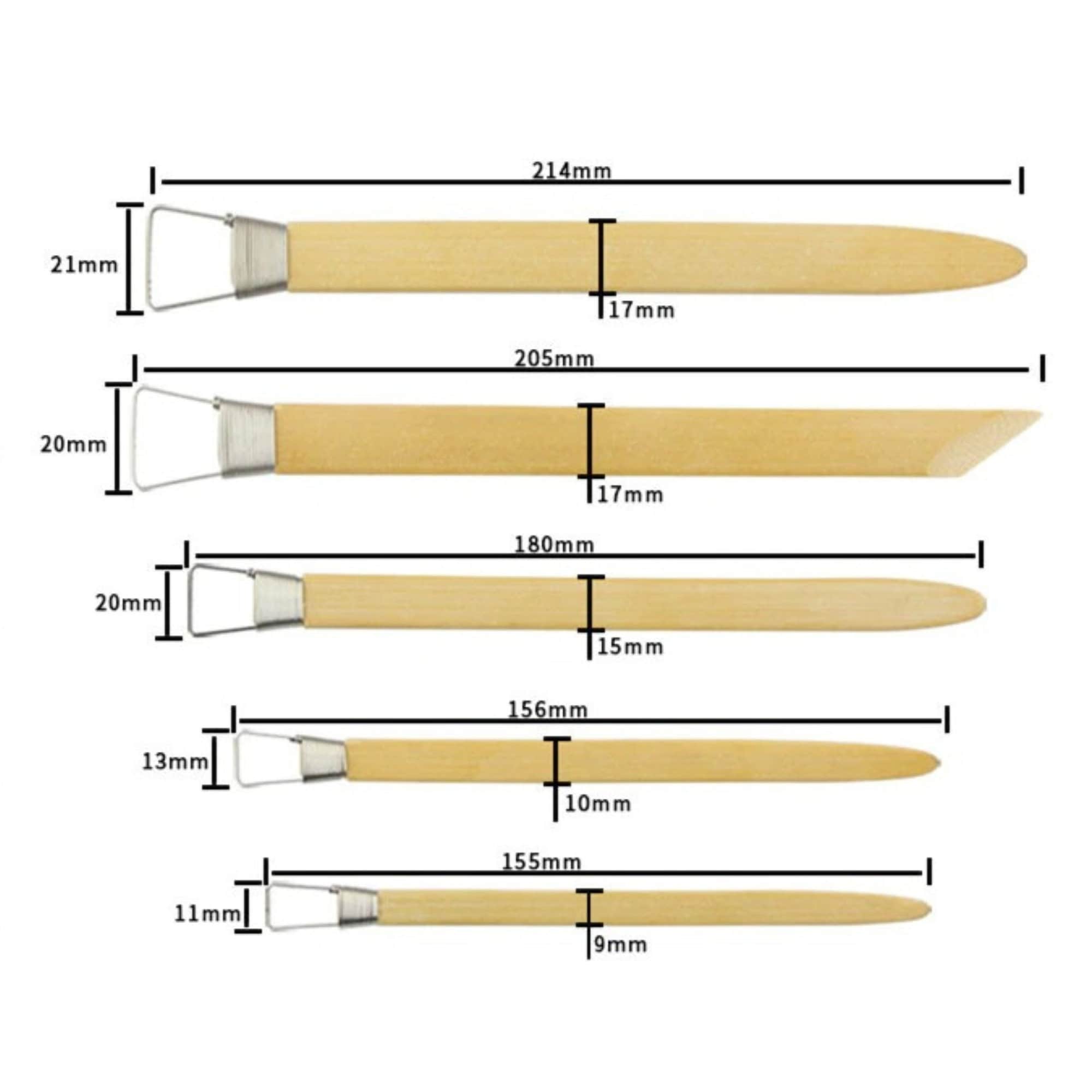 5pcs/set Pottery Texture/trimming Tool | for Pottery, Ceramics, Clay ...