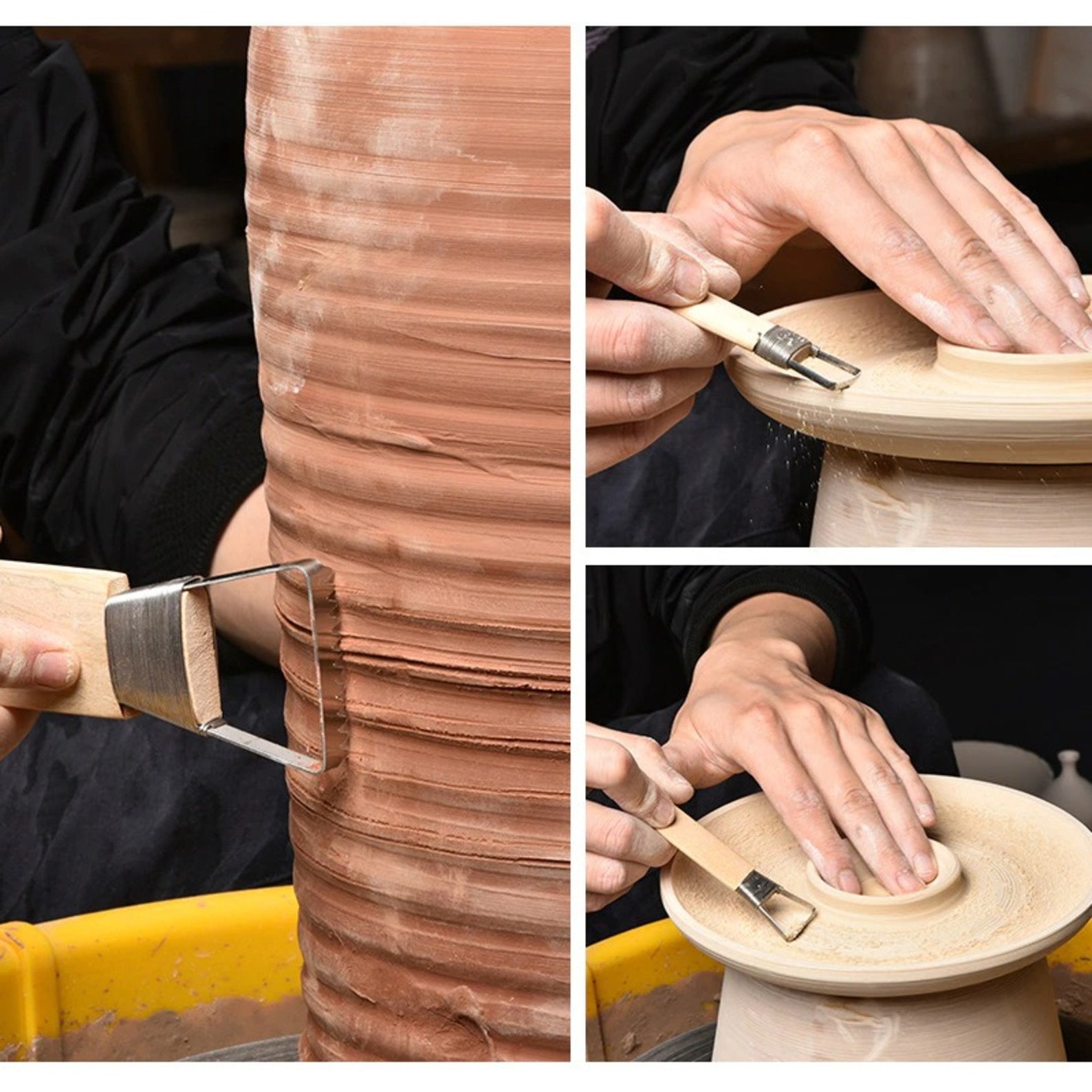 Pottery Texture/trimming Tool (5 Sizes) | for Pottery, Ceramics, Clay ...