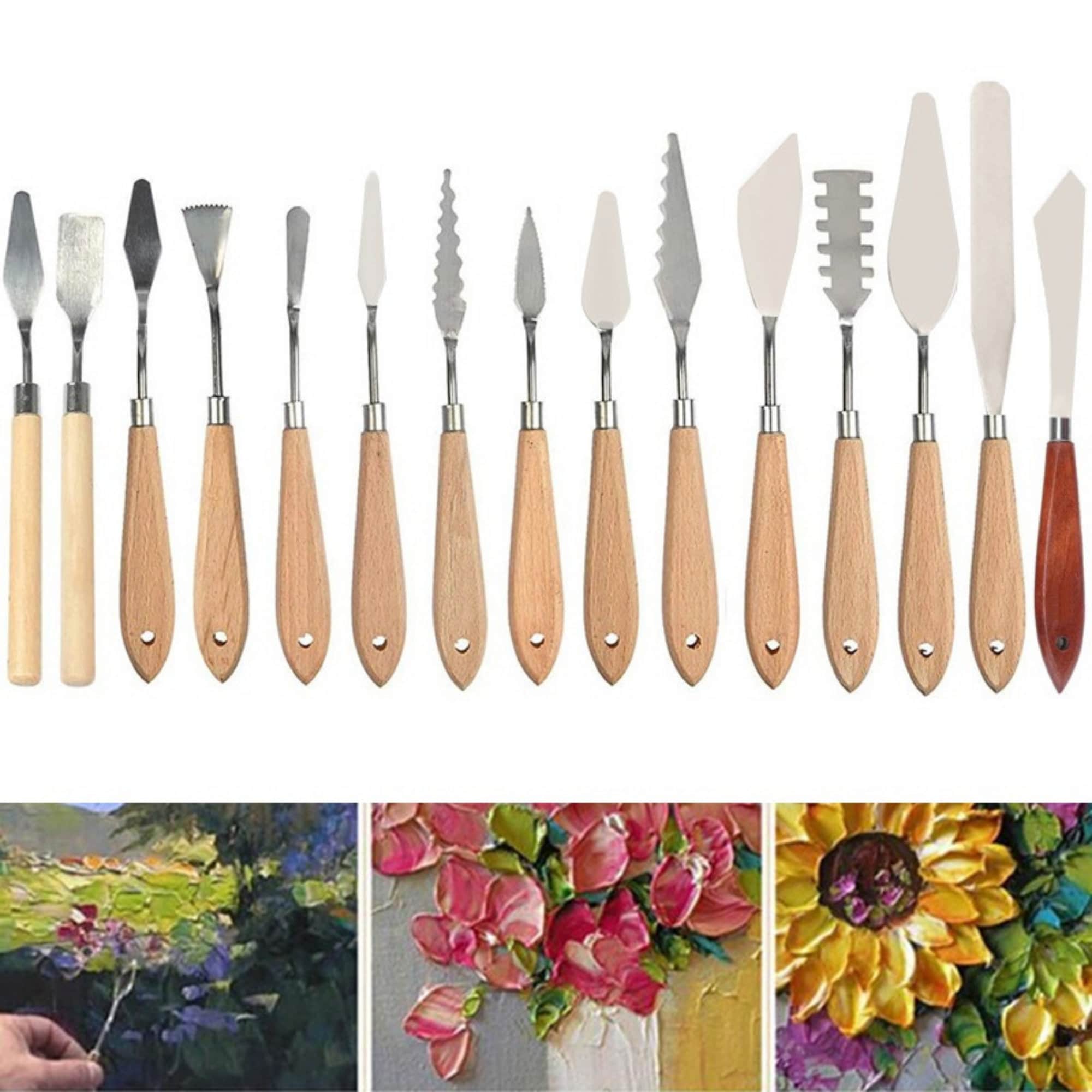 Steel Palette Knife Set | Oil & Texture Painting Knives - Etsy