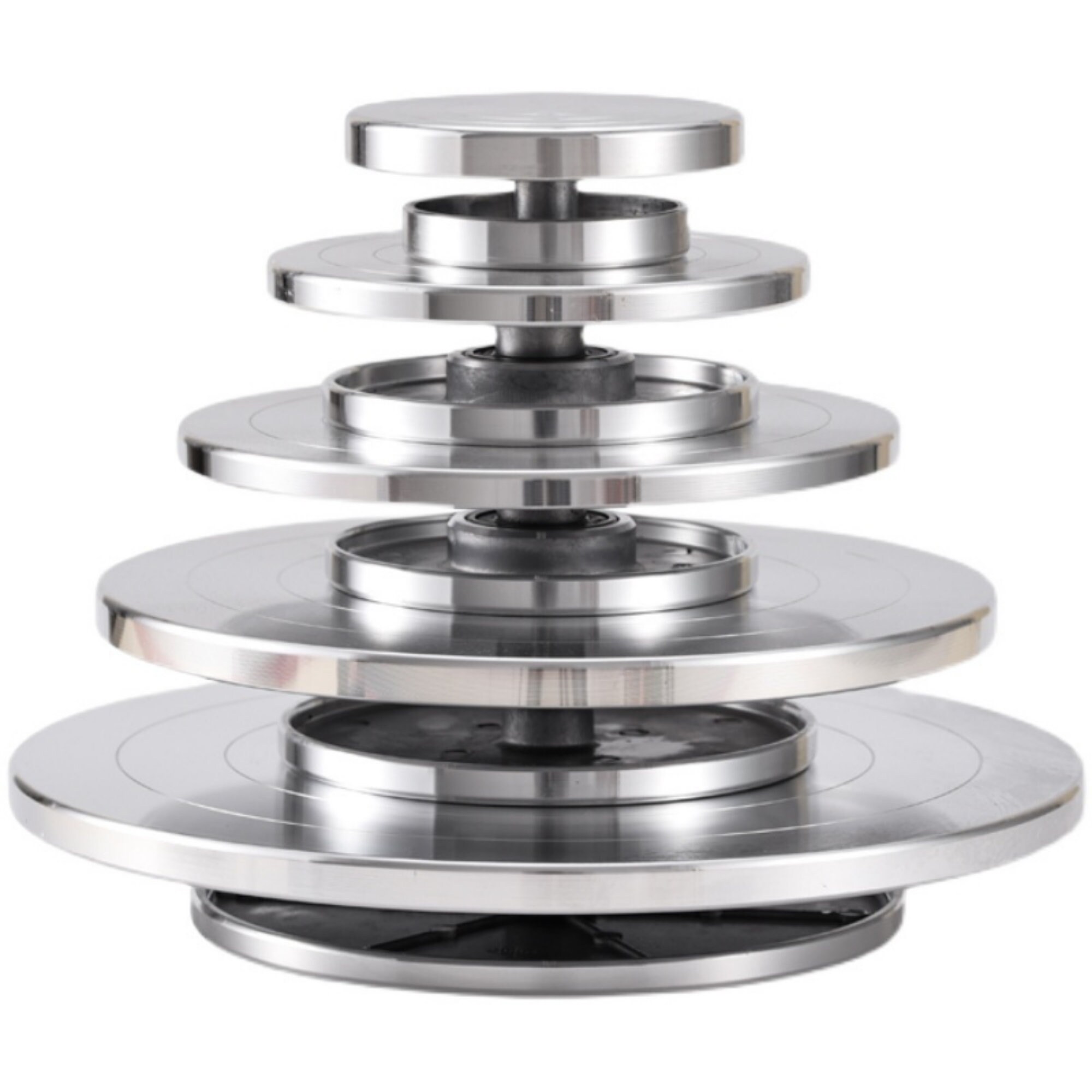 11/15/20/25/30cm Double Sided Turntable | Rotating Aluminum Wheel for ...