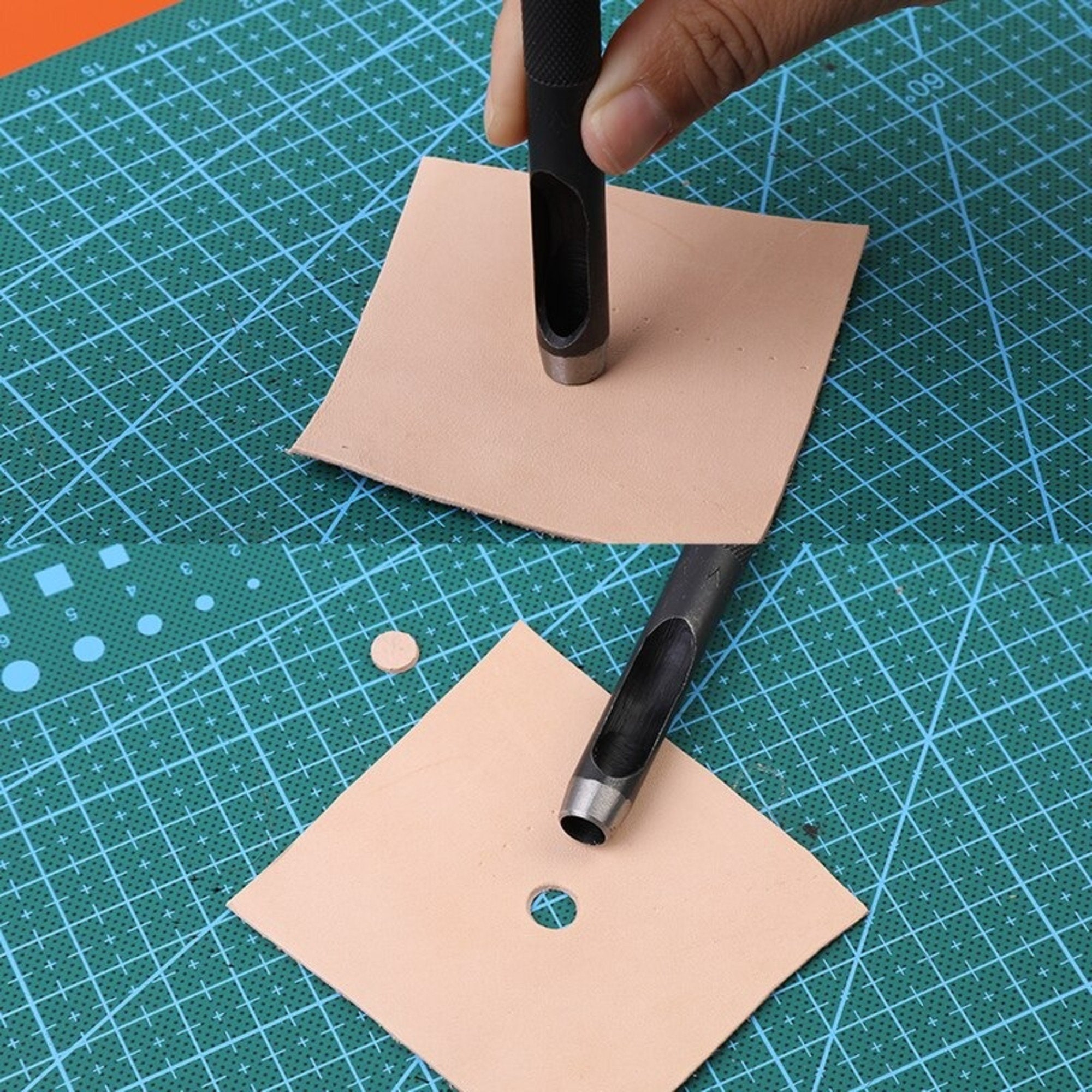 Rotary Leather Cutter | Handheld Leather Trimmer With Optional 8mm Hole ...