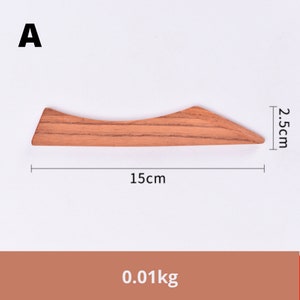 Wooden Pottery Spatula/scraper/shaper (6 Shapes) | for Pottery ...