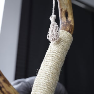 Unique Scratching Post, Cat Climbing Tree With Toys, Solid Wood ...