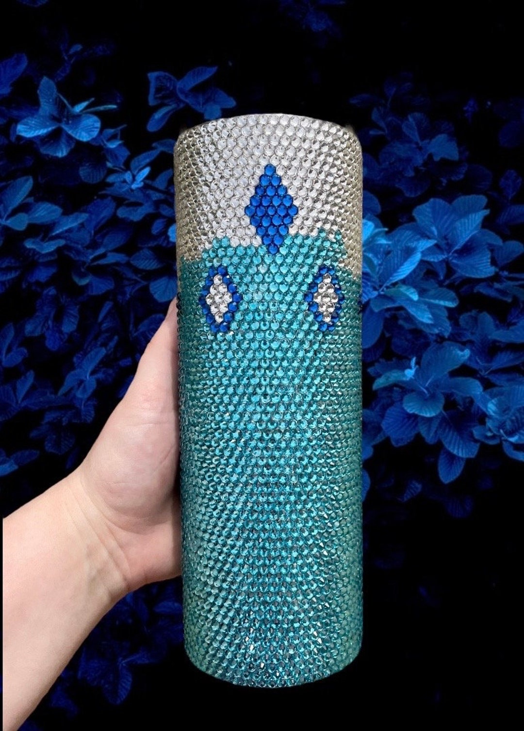 Genshin Impact Cryo Slime Rhinestone 20oz Tumbler - Etsy