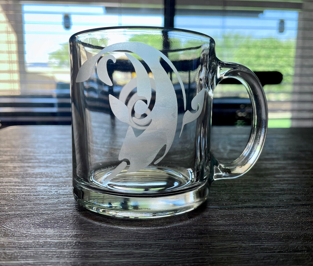 Tartaglia “childe” Constellation Genshin Impact Etched Glass Mug - Etsy