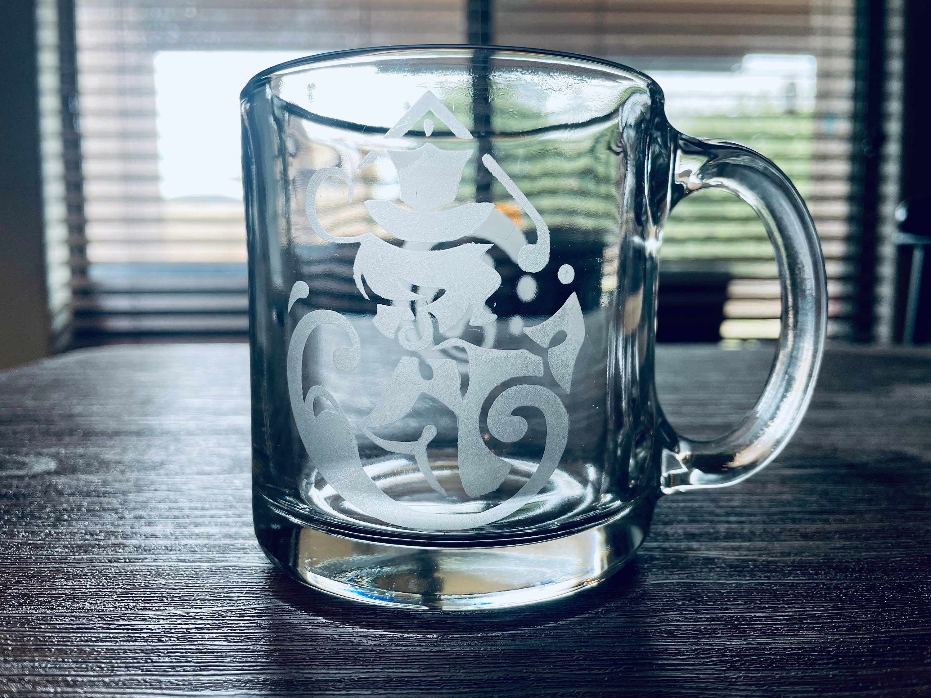 Furina Constellation Genshin Impact Etched Glass Mug - Etsy
