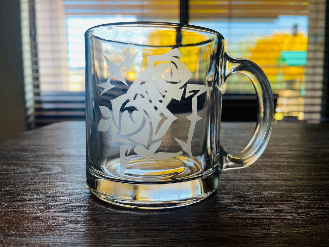 Navia Constellation Genshin Impact Etched Glass Mug - Etsy