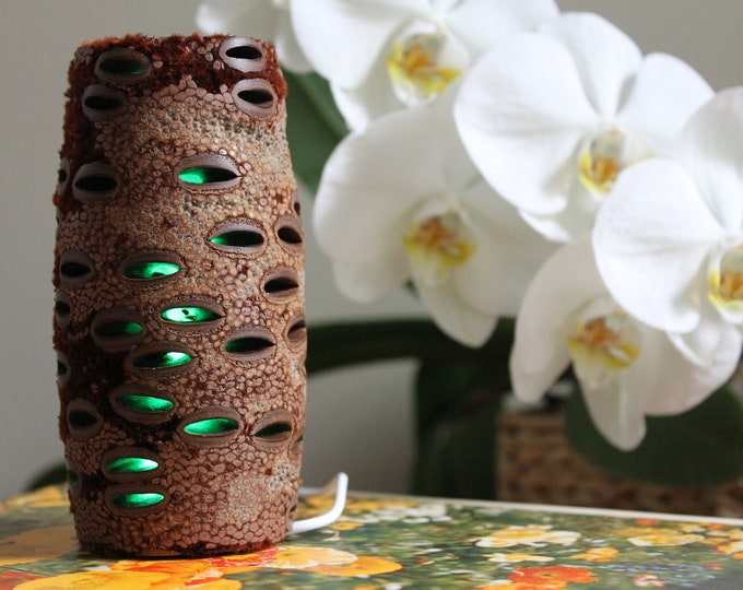 Banksia Dimmable Lamp With Natural Live Edge Ambient Light Lighting - Etsy