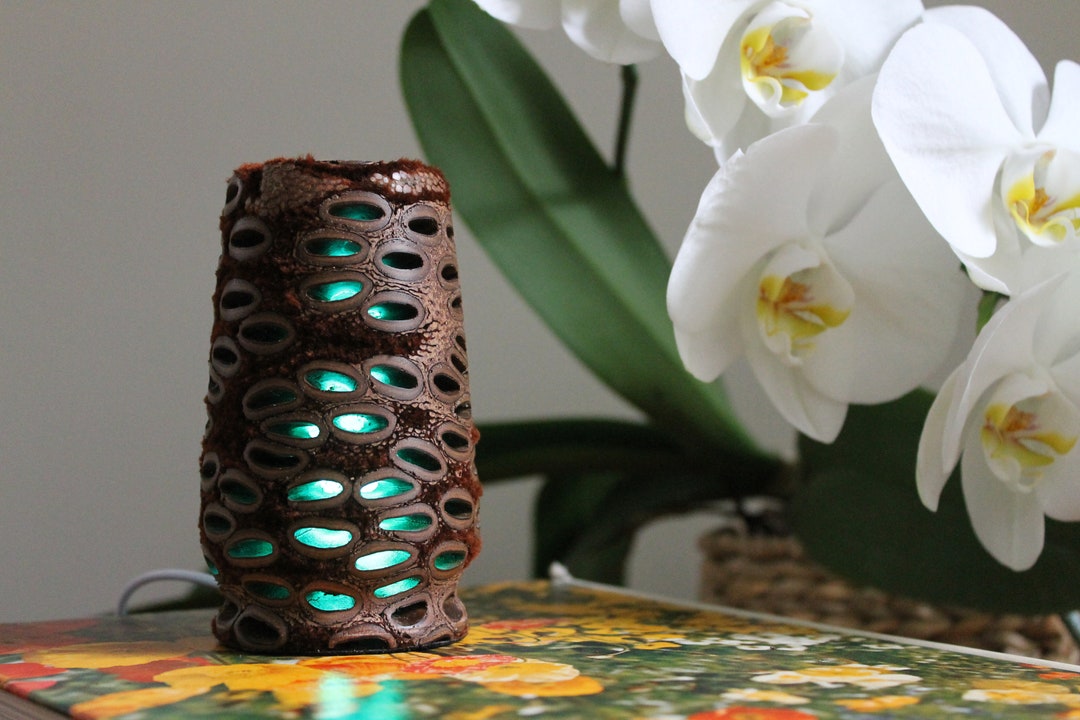 Fairycore Wood Mini Lamp Bedside Night Light Cottagecore Lamp Woodland ...