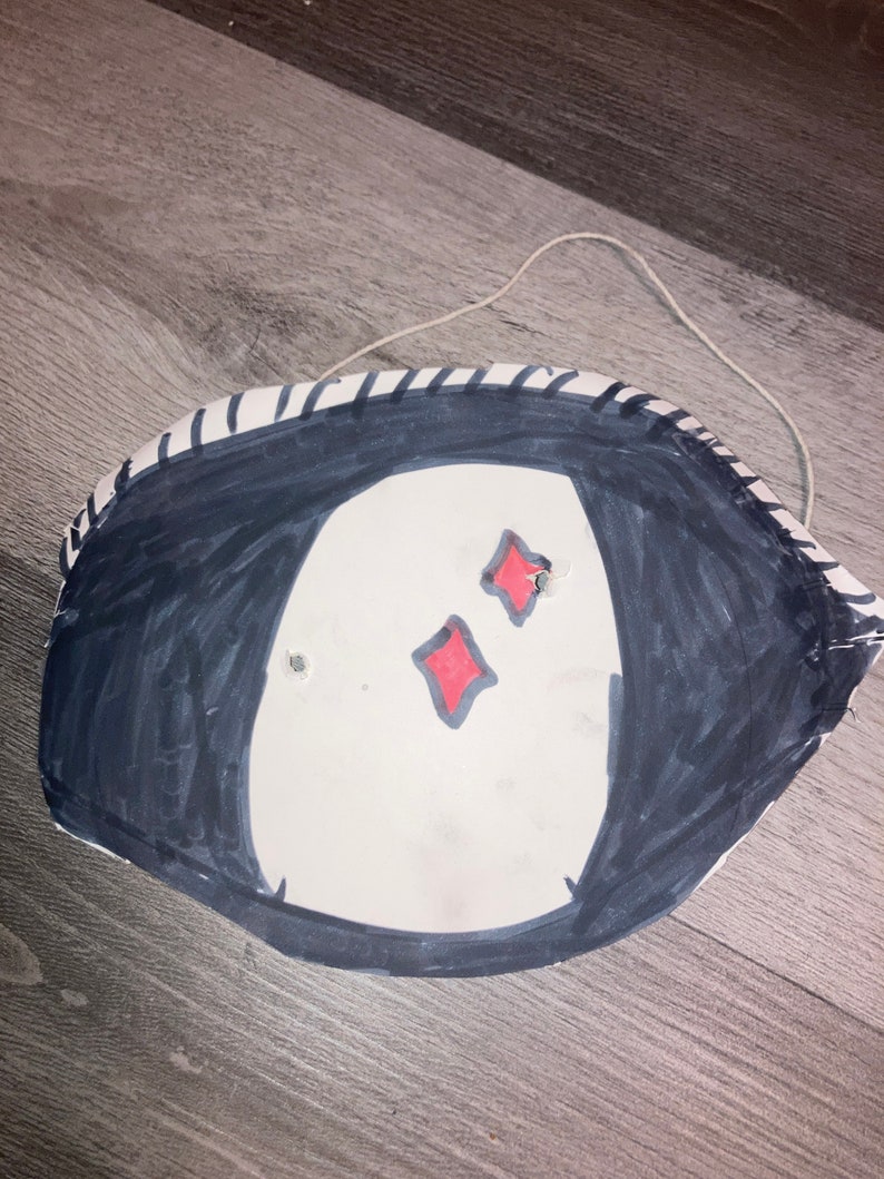 Personalized Weirdcore Cosplay Paper Plate Mask - Etsy