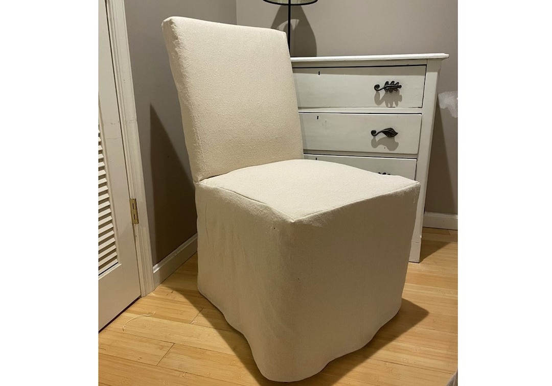 Custom Modern Style Chair Slipcover - Etsy
