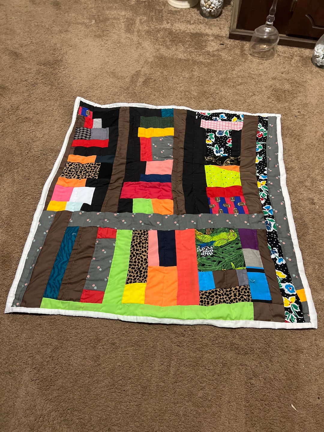 Handcrafted,wall Hanger Cotton Quilt, Handsewn Quilt, Handstitched ...