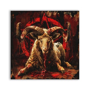 Satanic Ram Patch - Etsy